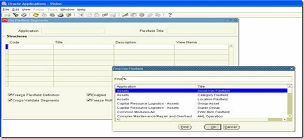 Oracle Applications: End to end configuration of Oracle Fixed Assets module